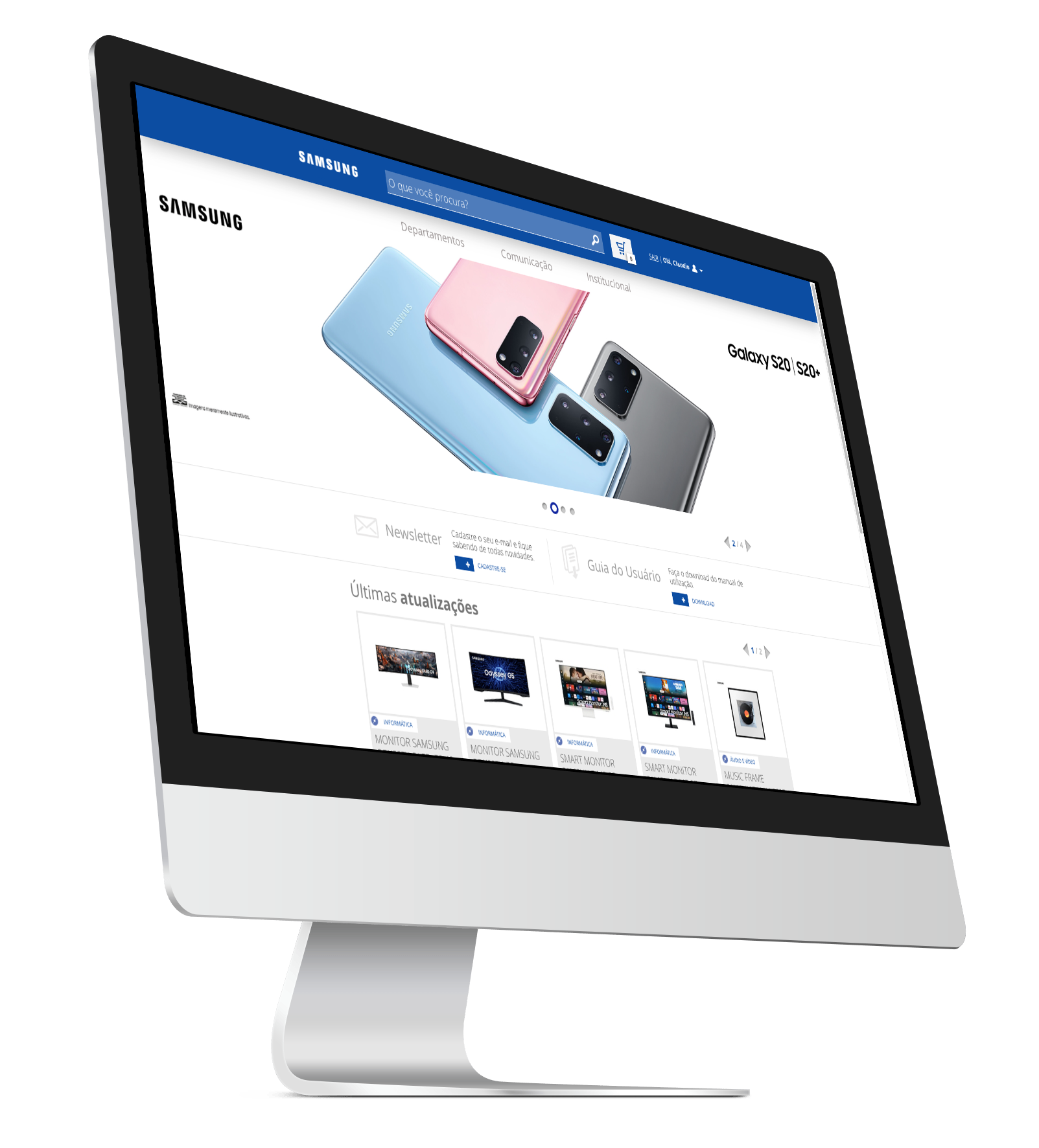 Portal Samsung - AgênciaF12 Soluções Web